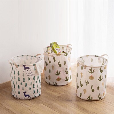 Clothing Laundry Basket Bag Folding Laundry Basket Large Cap