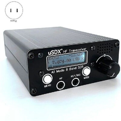 3-5W USDX+ SDR Transceiver All Mode 8 Band HF Ham Radio QRP