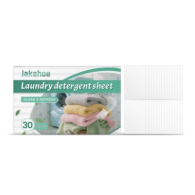 JAKEHOE Home Laundry Cleaning Sheets - Dissolve to Deeply Cl