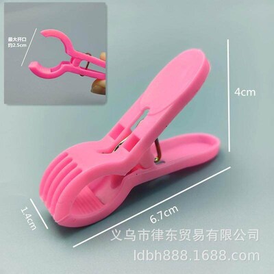 Thickened Plastic Clips, Colorful Clothespins for Drying, Wi