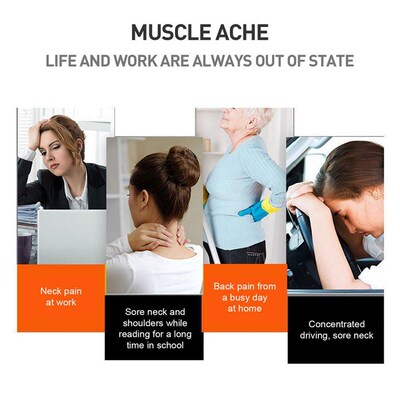 Cervical Neck Shoulder Stretcher Massage Pillow Traction Dev