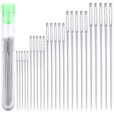 25 PCS stainless steel Large Eye Stitching Needles - 5 Sizes
