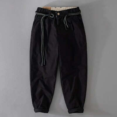Mens Japanese Tooling Pants All-match Loose Youth Heavy Ami