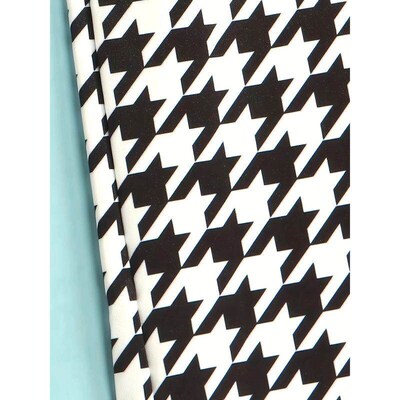 Plus Size Houndstooth Print Flare Leg Pants - Stylish Comfor