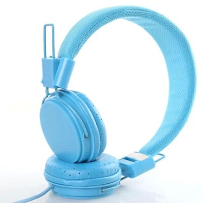 Kids Wired Ear Headphones Stylish Headband Earphones for iPa