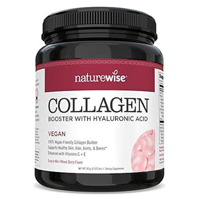 NatureWise Mixed Berry Vegan Collagen Booster Support for