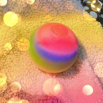 Stress Colorful Flour Ball Squishy Fidget Toy解压七彩虹玩具