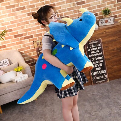 40cm Creative Big Plush Soft Triceraops Stegosaurus Plush To