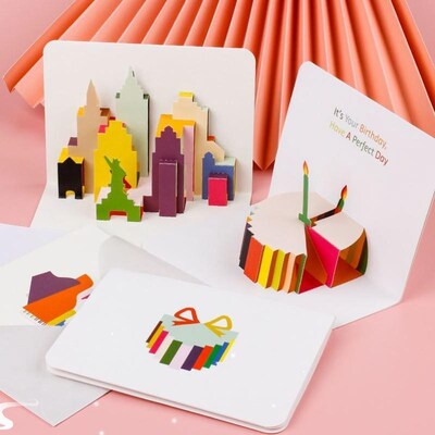 funny happy birthday cards set生日贺卡greeting card thankyou