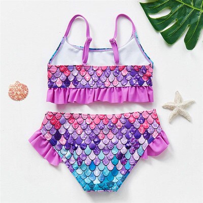 2~12Y Kids  Swimwear Two pieces Girls swimsuit High quality