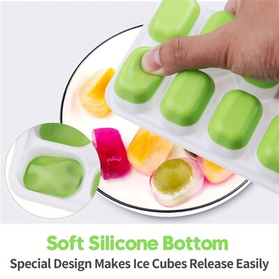 1pcs, Silicone Ice Cube Mold, Easy-Release & Flexible Mold W