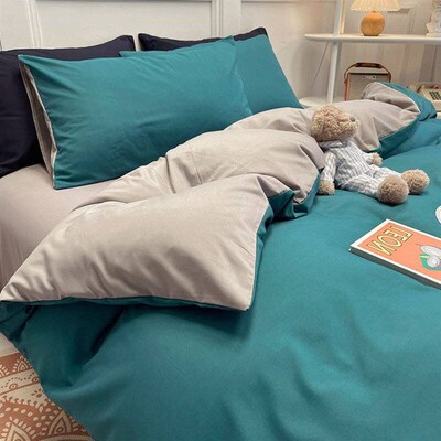 Bed sheets set quilt duvet cover pillow case bedding 4 sets