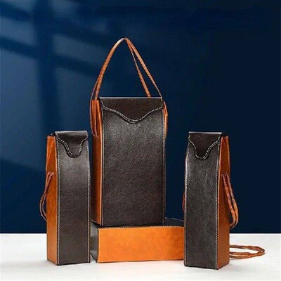 Red Wine Packaging Box High-Grade Business Gift Portable
