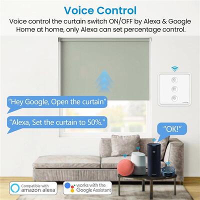 LoraTap Curtain Blinds Pushbutton Switch Tuya Smart Life App