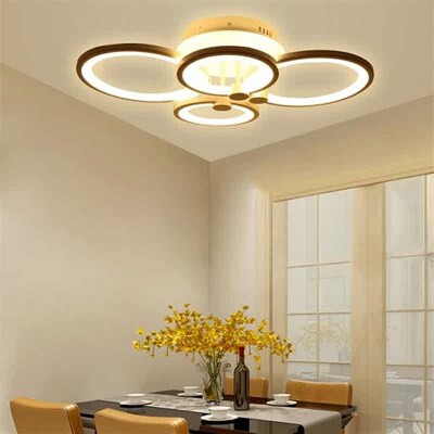 260V 180W Indoor Lighting Modern 640Led 5000LM 4Rings Ceilin