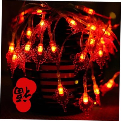 christmas decoration??tree LED red lanterns ambiance light