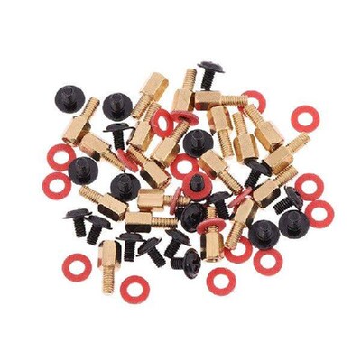 60pcs/20sets Computer PC Case Motherboard Riser Screws