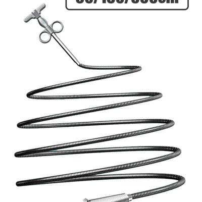 Sewer Pipe Unblocker Snake Spring Pipe Dredging Tool Kitchen