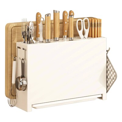 Kitchen Knife Drying Holder Integrated Chopsticks Cutting Bo