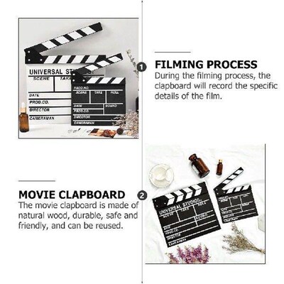 Wall Stickers for Sockets Board Directors Clapboard Wooden