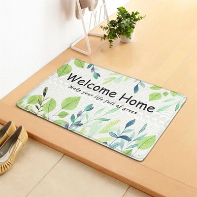 Door Mat Entrance Doormat All-weather Machine Washable Polye