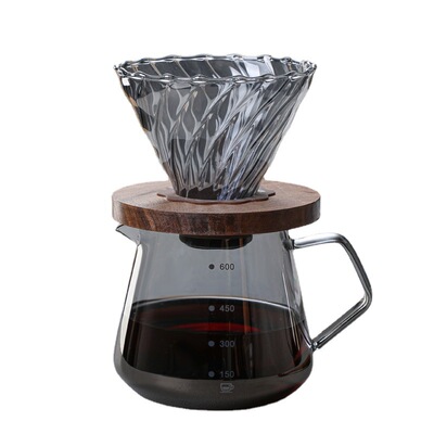 Hand brewed coffee pot set drip pot filter cup