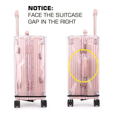 Dustproof Transparent Luggage Cover PVC Waterproof Protector