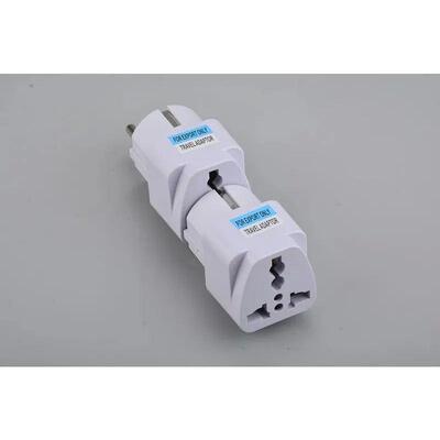 Universal EU Plug Grey Adapter International UK US To Euro K