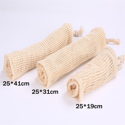 Cotton Mesh Vegetable Bags Produce Bag Reusable Cotton Mesh
