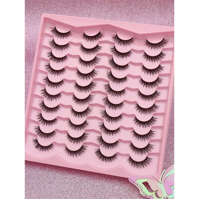 Ayrmilla 21pairs 3D False Eyelashes fun and natural curly fl