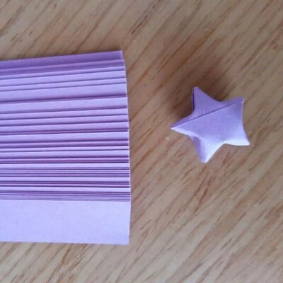 540 PCS=1 Bag Handcraft Origami Lucky Star Paper Strips Pape