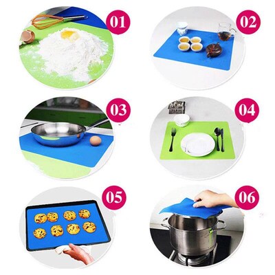 40x30cm Silicone Mat Baking Liner Oven Mat Heat Insulation P