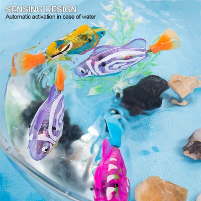 Aquarium Decoration Electric Fish Cat Interactive Water Toy
