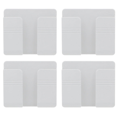 4/2/1Pcs Wall Mounted Organizer Storage Box Remote Control M
