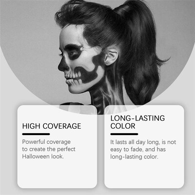 EELHOPE Halloween Face Paint Stick Set - Multi-color Clown M