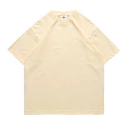 250G Heavy oversize oulder Tide T-irt Faion Code Cotton Loos