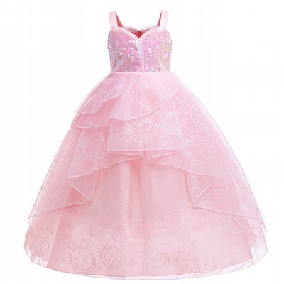 Cross-border Magic Bad Witch Cosplay Glinda Pink Dress Eveni