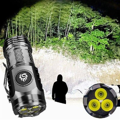 Bright LED Flashlight 20W High Lumens Mini Flashlights