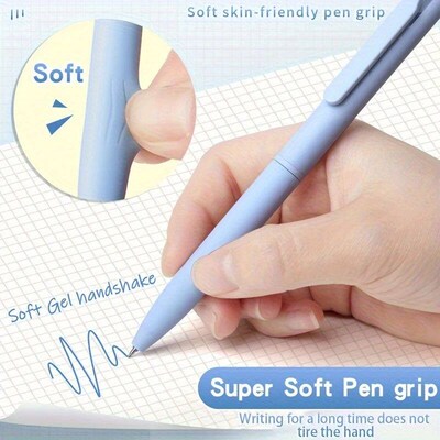6pcs Colored Gel Pens for Note Taking, Pastel Gel Pens Color