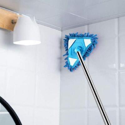 180 Degree Rotatable Adjustable Triangle Cleaning Mop wall C