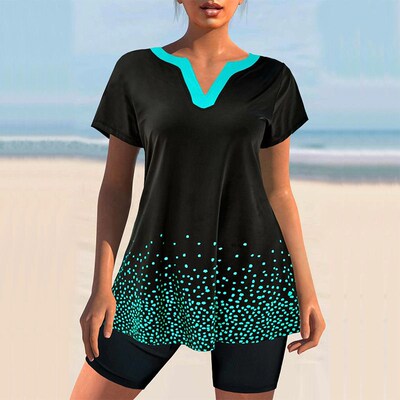S-6XL 3 Piece Tankini Swimsuits For Women Bathing Suit ops W