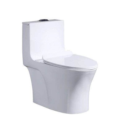 Ceramic Super Swirling Toilet Large Diameter Household Toile