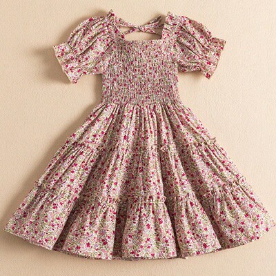 Summer Casual Dress Kids Dresses For Girls Lace Flower Girls