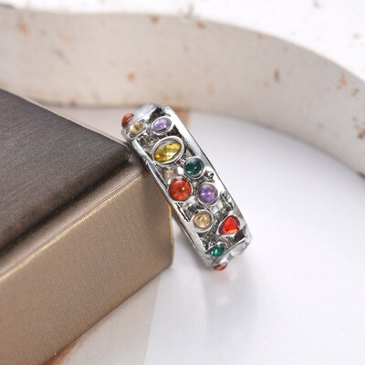Women Magnetic Therapy Ring Torina Crystal Quartz Ionix Ring
