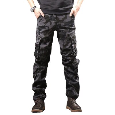 Outdoor Mens Multi-pocket Overalls Robust Wear-resistant tt