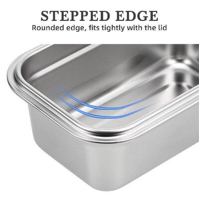 Ice Cream Box Reusable Tub Freezer Food Container Glass