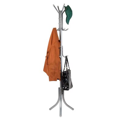 Mind Reader 11 Hooks Standing Coat Rack 3-Tier Suit and Coat