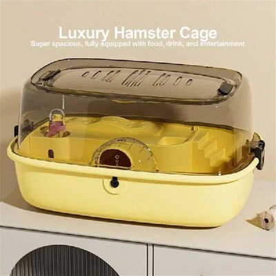 Double Layer New Hamster Cage Extra Large Panoramic Acrylic