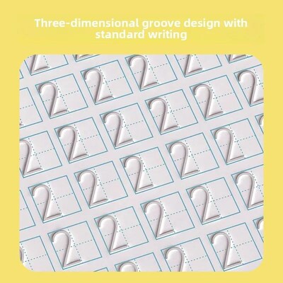 4 Books/set Magic Copybook Reusable Practice Writing Pen Gro