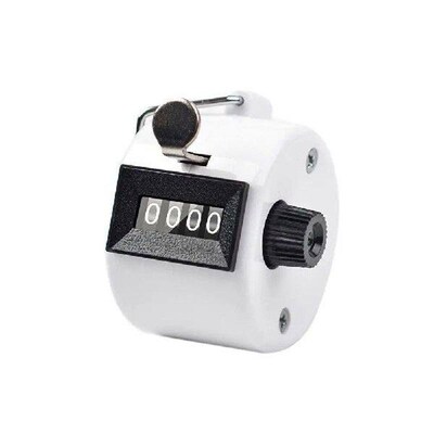 4 Digit Number Hand Held Tally Counter Mini Mechanical